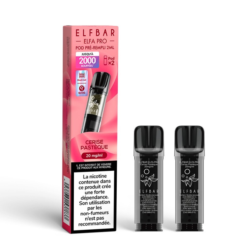 Elfbar ELFA Pro Cartridges Watermelon Cherry – pack of 2 - LIQUA Online