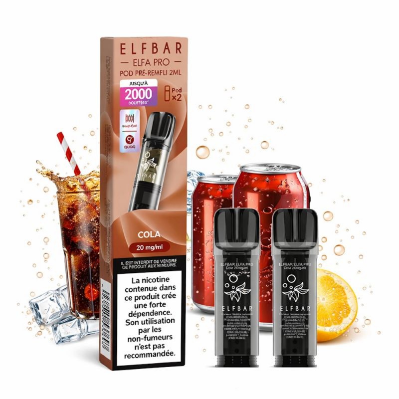 Cartridge Elfbar ELFA Pro Cola – balení 2 ks - LIQUA Online